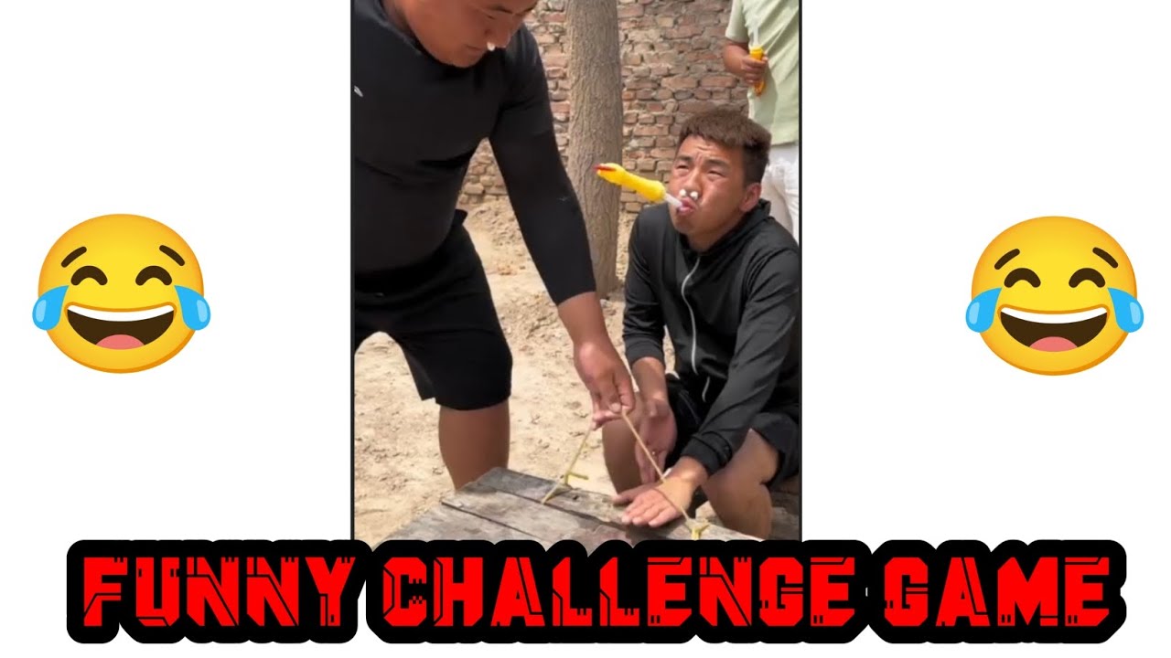 Funny Challenge Game with friends 😂 #funny #fun #viralfunnyvideo # ...