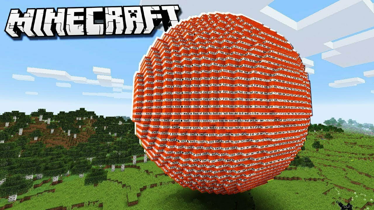Explosé 1000 TNT sur Minecraft - YouTube