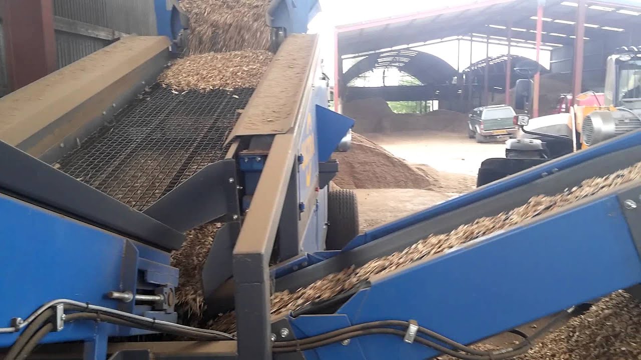 Ultra 3 product biomass / woodchip screen - YouTube