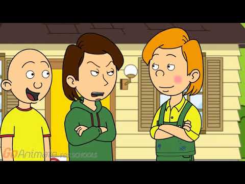 Leo gets grounded for sneaking off to Caillou's house - YouTube