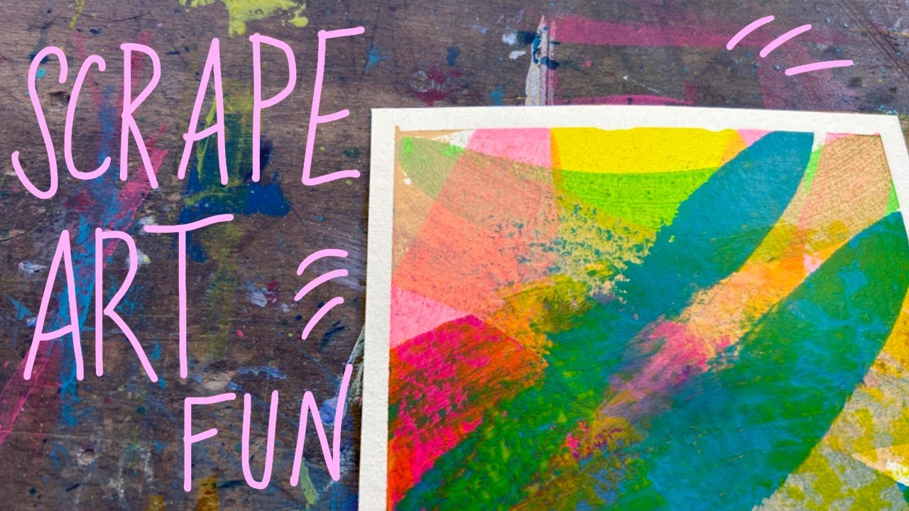 Some Scrape Art Fun! Or Fail? - YouTube