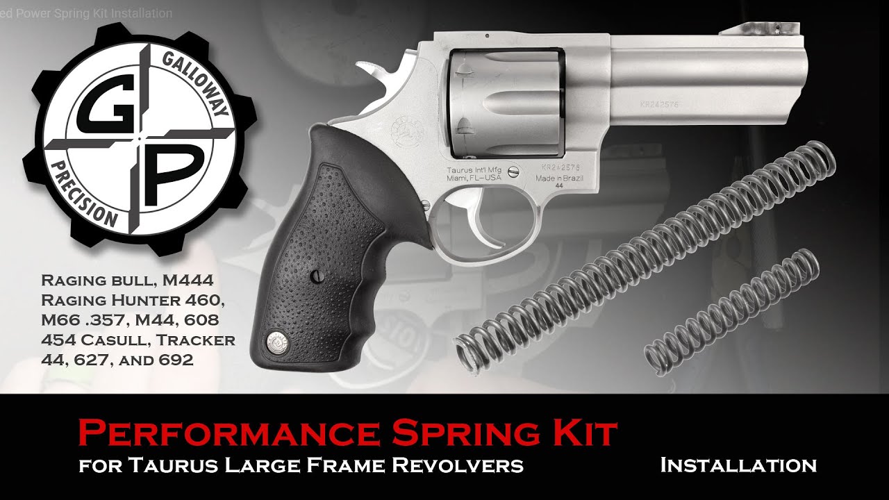 Taurus Large Frame Reduced Power Spring Kit Installation - YouTube
