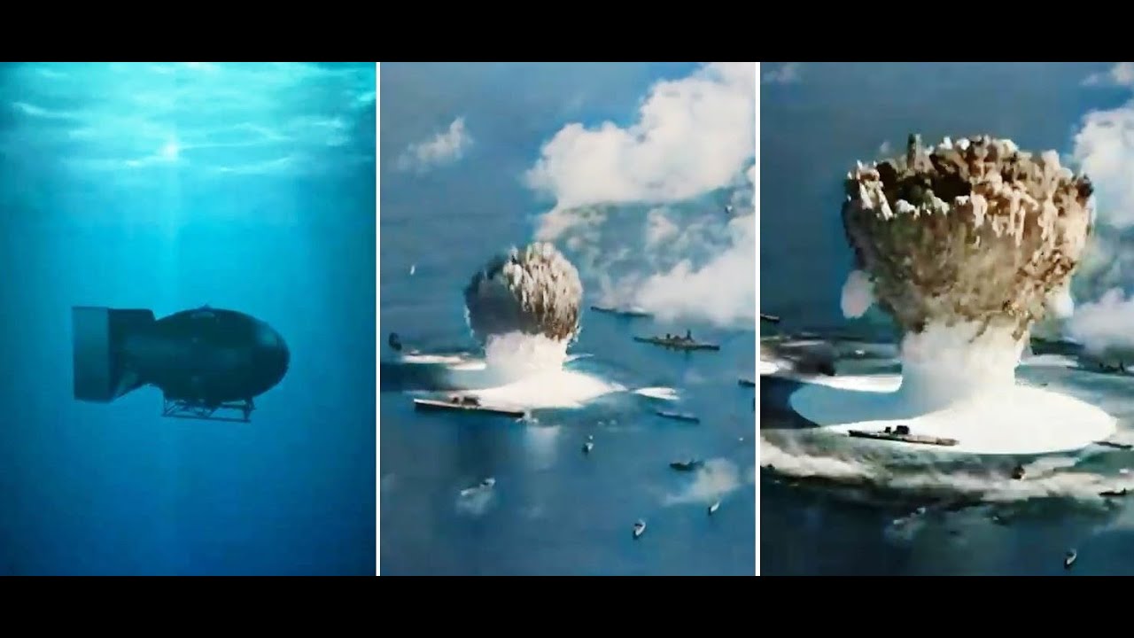 Underwater Nuke Destroys a Fleet of Ships - YouTube