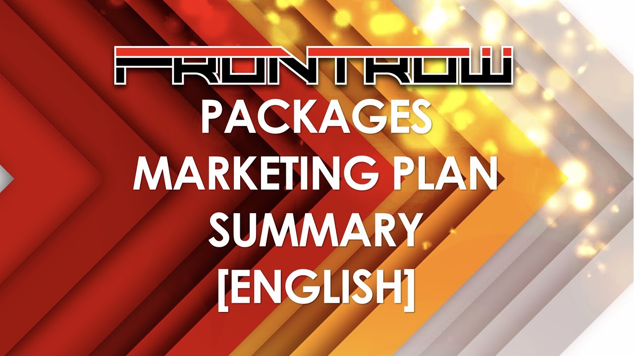 Frontrow | Packages & Marketing Plan [English] - YouTube