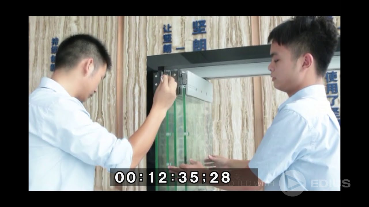 KIN LONG - Glass Frameless Sliding&Folding Door Installation - YouTube