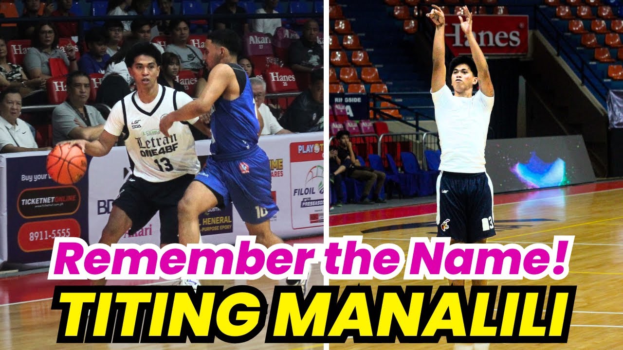 JONATHAN TITING MANALILI Remember the Name! Letran Superstar. - YouTube
