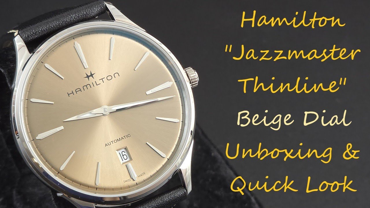 Hamilton "Jazzmaster Thinline", H38525721, Swiss Automatic Watch ...