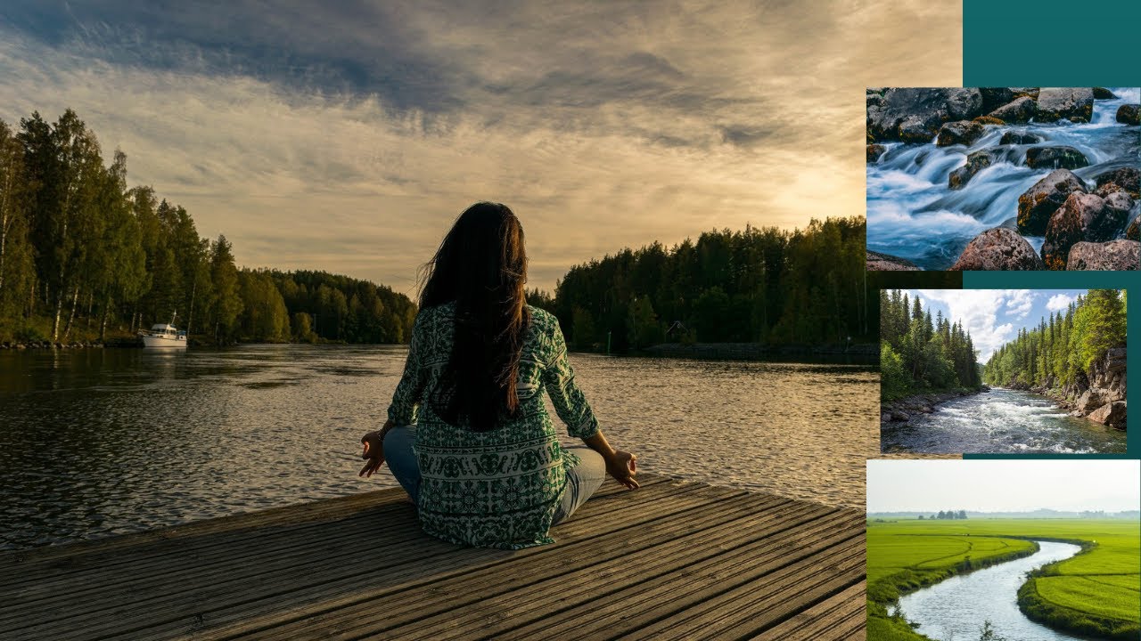 Relaxing Music and River Sound for Stress & River Sound for Sleeping ...