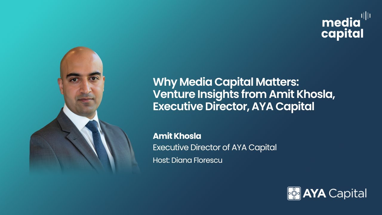Why Media Capital Matters: Venture Insights from Amit Khosla, Executive ...