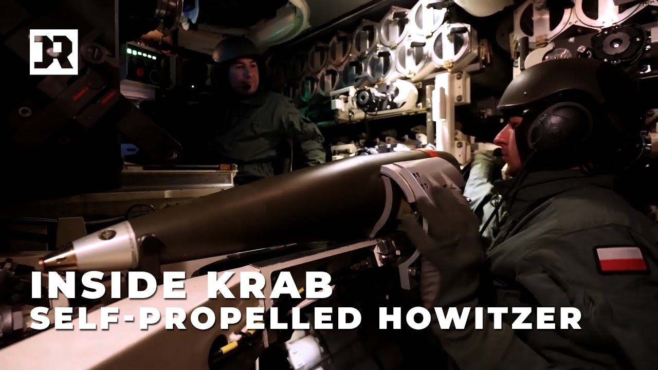 Look Inside Polish Krab Self-Propelled Howitzer Used by Poland and ...