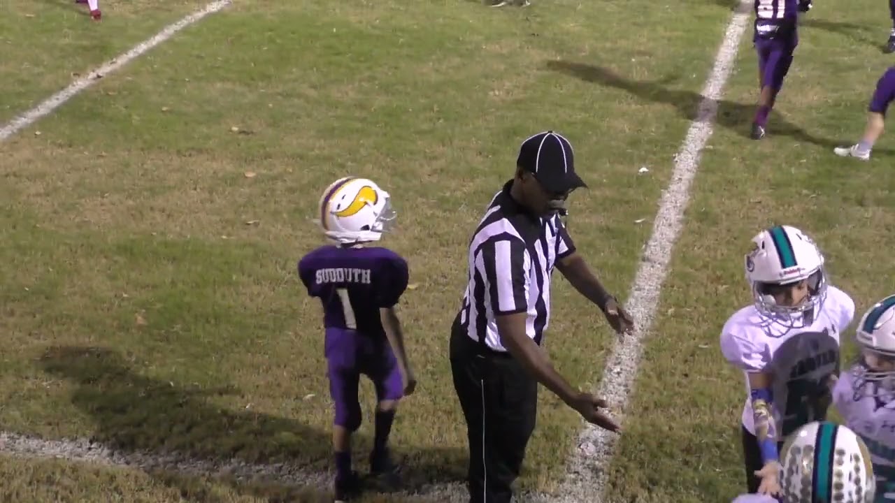 Mighty Mights Football - Age 7/8 - Vikings vs Jaguars 10/20/2021 - YouTube