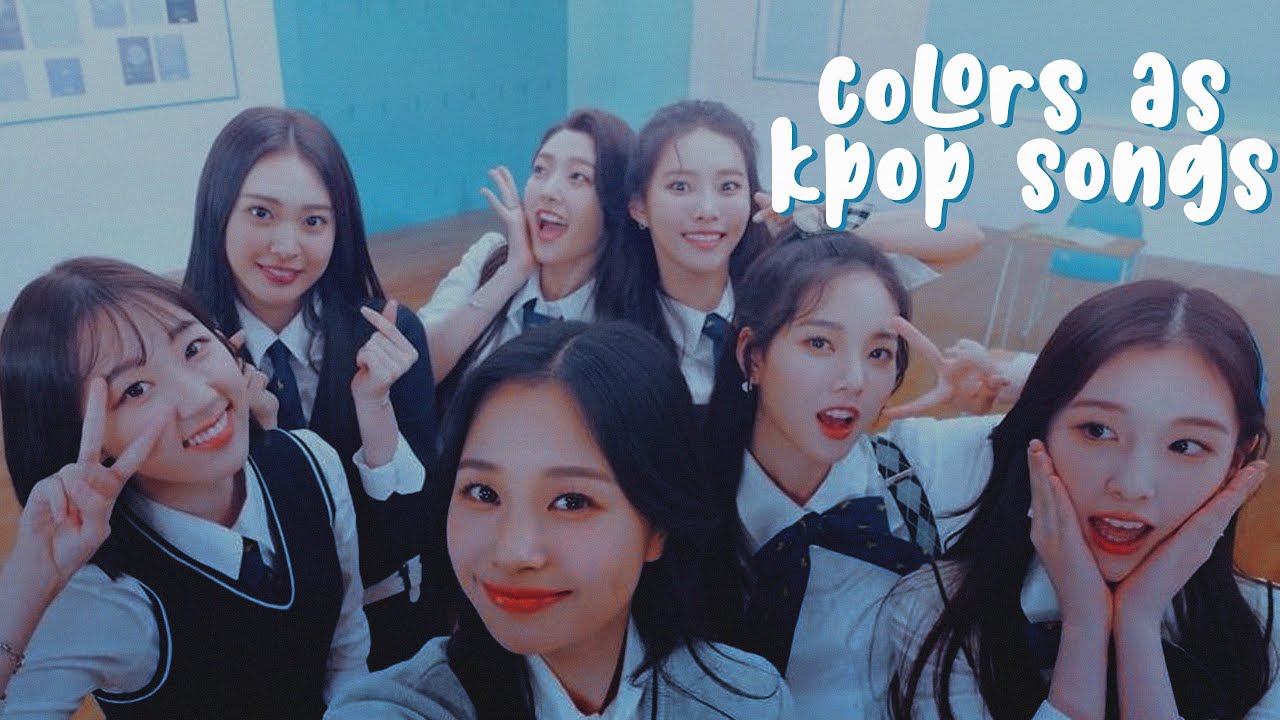 colors as kpop songs (b-side edition) - YouTube