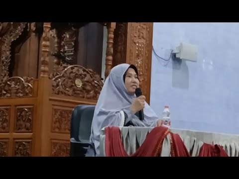 Tarawih Mlm kedua, Penceramah ustadzah Erma yanti A.Ma, Dimasjid Nurul Falah Jl.kamboja Pku ...
