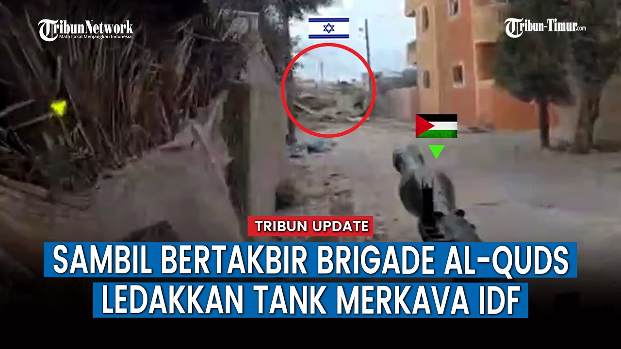 Gunakan Peluncur RPG-7 dan Roket Tandem-85, Brigade Al-Quds Hantam Tank ...