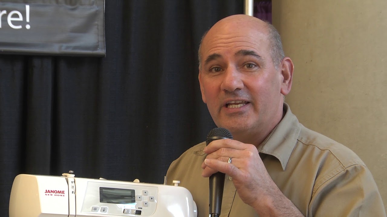 LuAnn Aument Wins Janome Sewing Machine at AQS QuiltWeek Show - YouTube