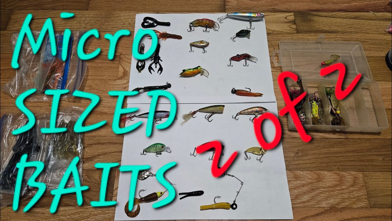 Micro-Lite Fishing!! Micro Sized Baits (2 of 2) - YouTube