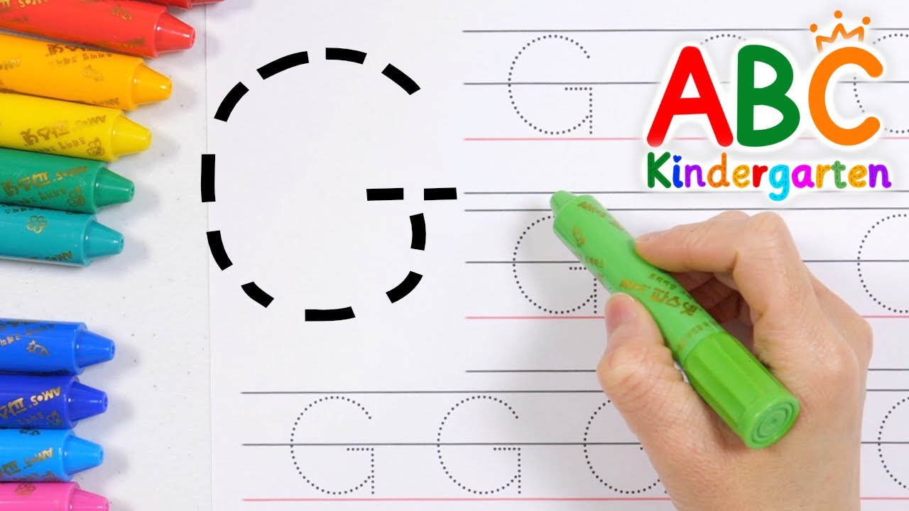 Learn alphabet G, H for kids | Write the alphabet along the dotted ...