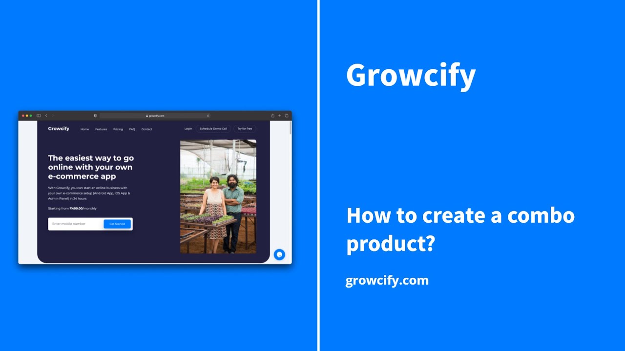Growcify: How to create a combo product? - YouTube