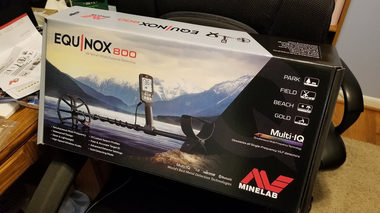 Minelab Equinox 800 Unboxing and Quick Test - YouTube