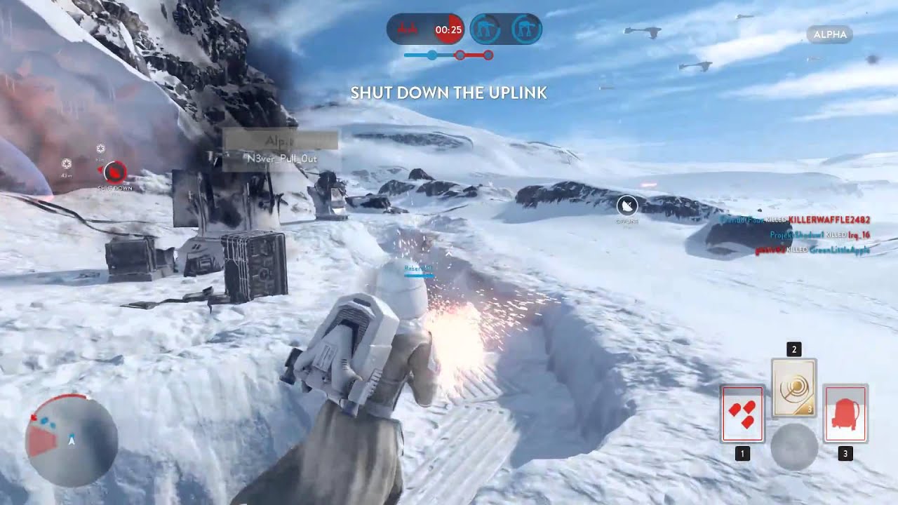 Starwars battlefront Gameplay Alpha Leaked PS4 Xbox One PC - YouTube