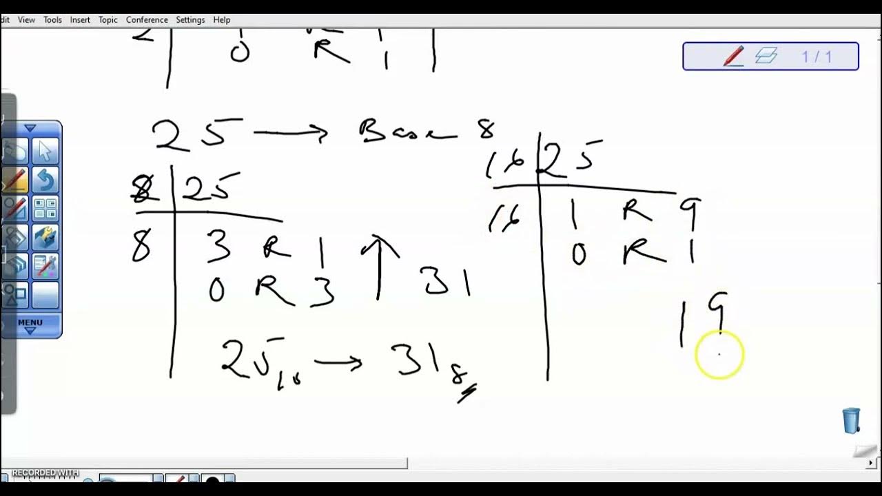 Conversion from Base 10 to Other Bases - YouTube