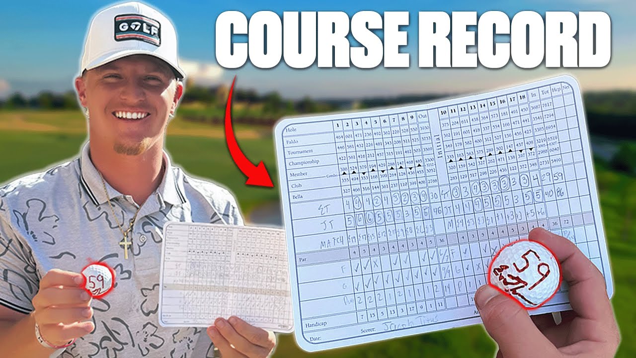 WHAT IT FEELS LIKE TO SHOOT 59 & THE COURSE RECORD (BEST ROUND EVER ...