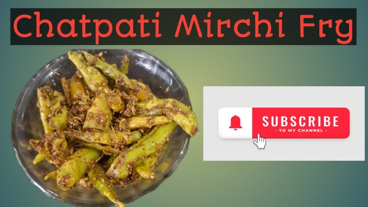 Chatpati Mirchi fry | quick and easy recipe - YouTube