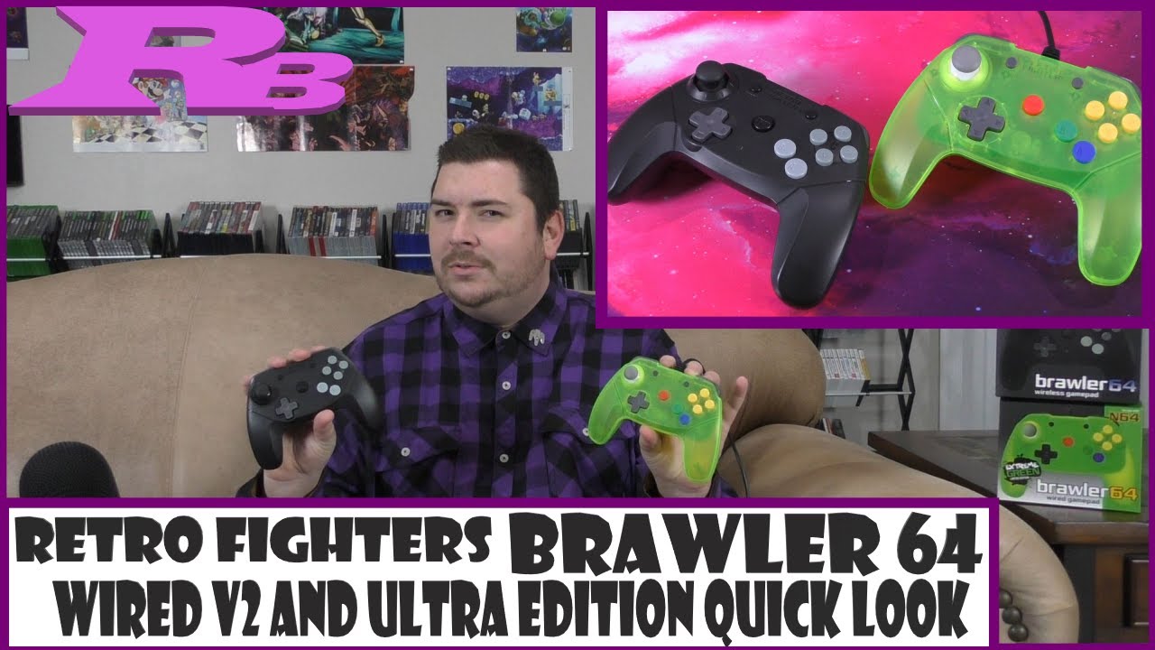 Retro Fighters Brawler 64 Wired V2 and Ultra Editions: A Quick Look ...