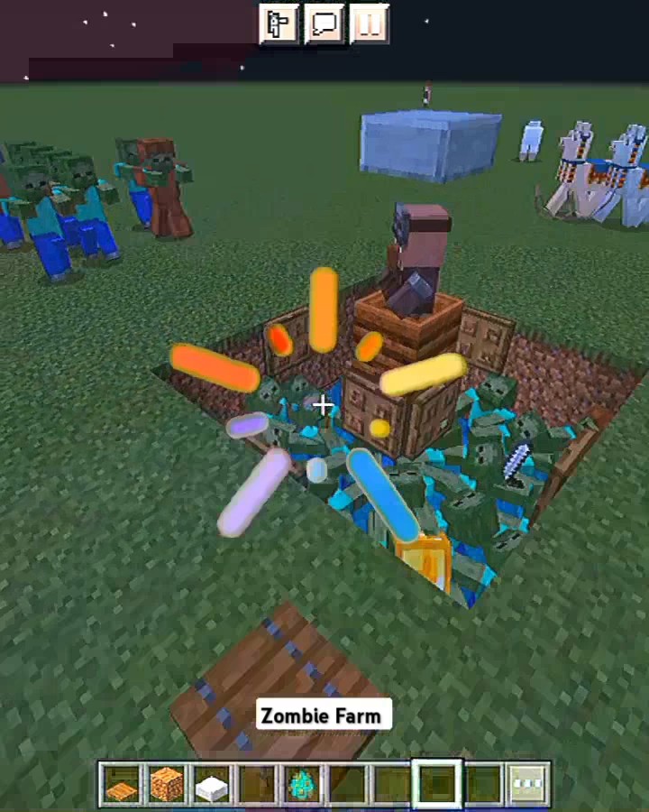 Minecraft || Zombie Farm || #minecraft #shorts 🧟 - YouTube