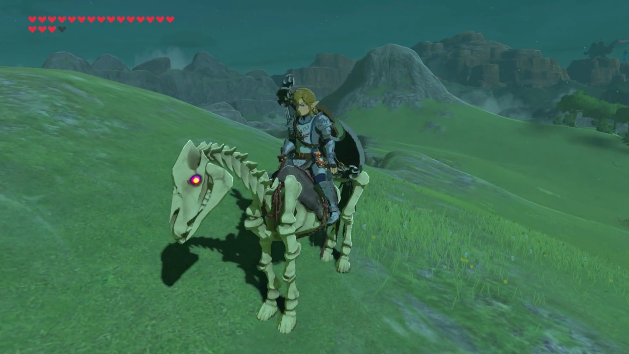 The Legend of Zelda: Breath of the Wild - How to Ride a Stalhorse - YouTube
