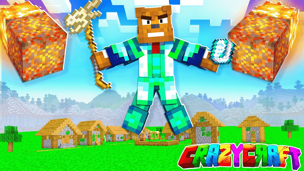 Becoming The Most Powerful Wizard In Minecraft Crazy Craft - YouTube