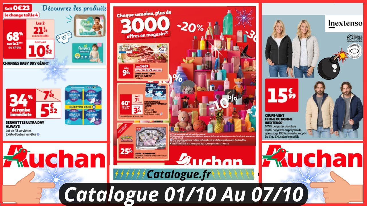 Catalogue Auchan De La Semaine Du 01/10/24 Au 07/10/24 Nouveau ...