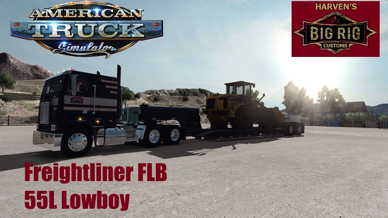American Truck Simulator: Freightliner FLB STL Linehaul run - YouTube