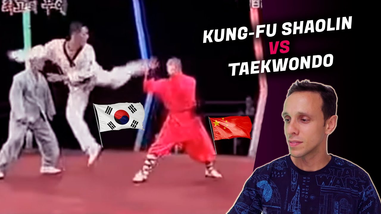 KUNG-FU SHAOLIN VS TAEKWONDO [REACTION] - YouTube