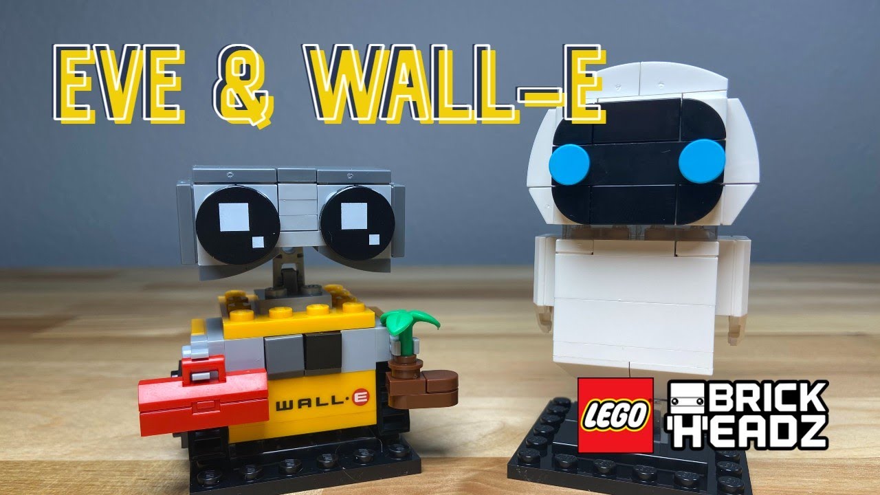 An Extraordinar-E LEGO Set: EVE & WALL-E Brickheadz - YouTube