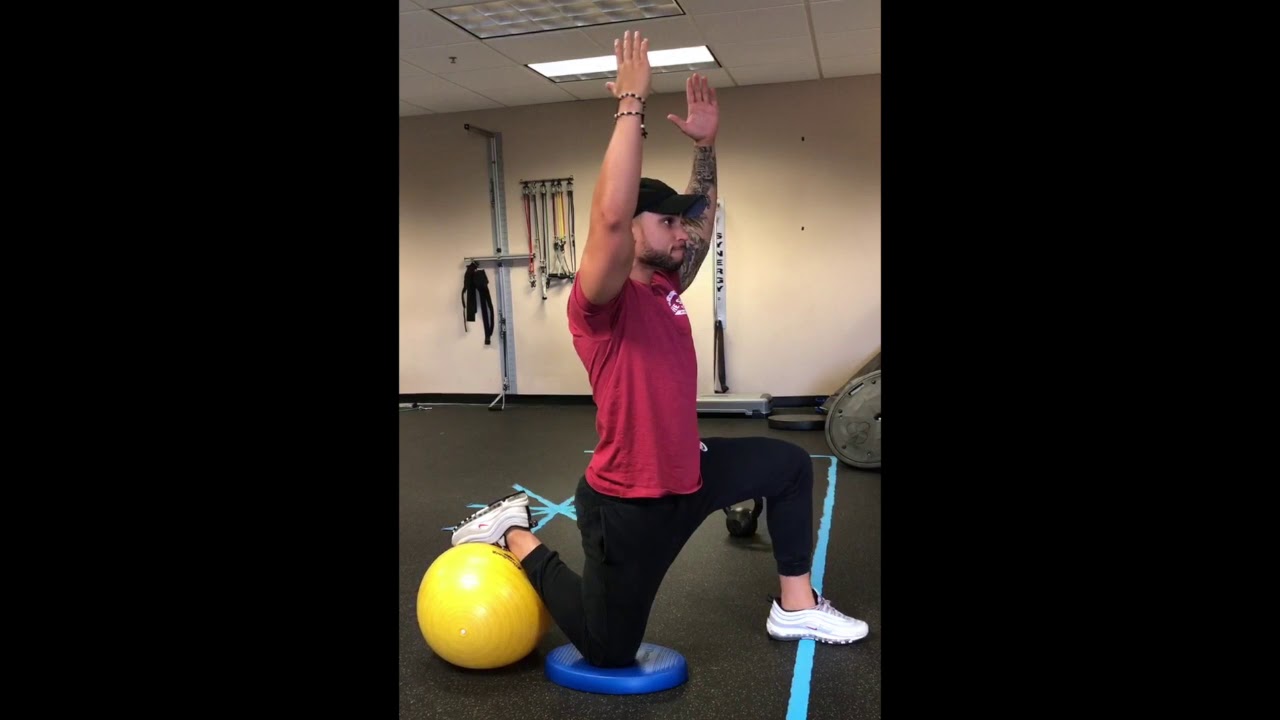 Ball Couch Stretch for Hip Flexibility - YouTube
