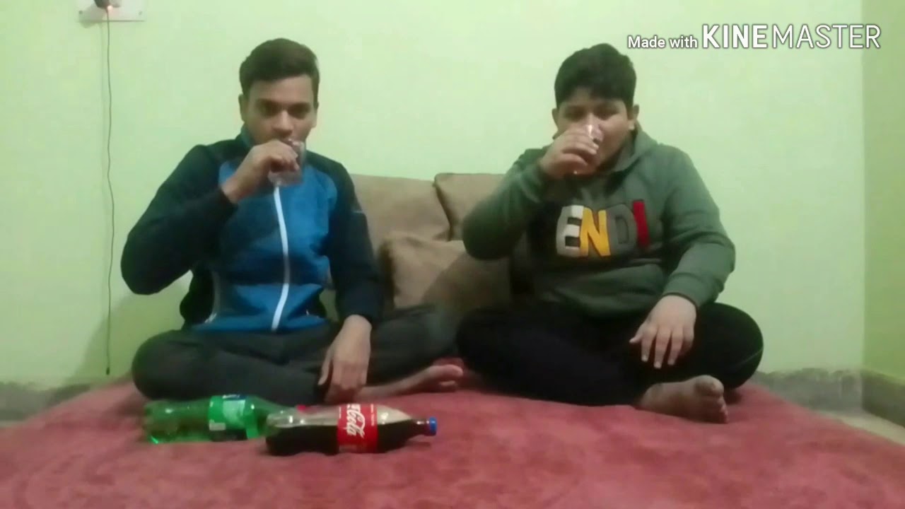 Coca cola mix sprite challenge by/masala brothers - YouTube