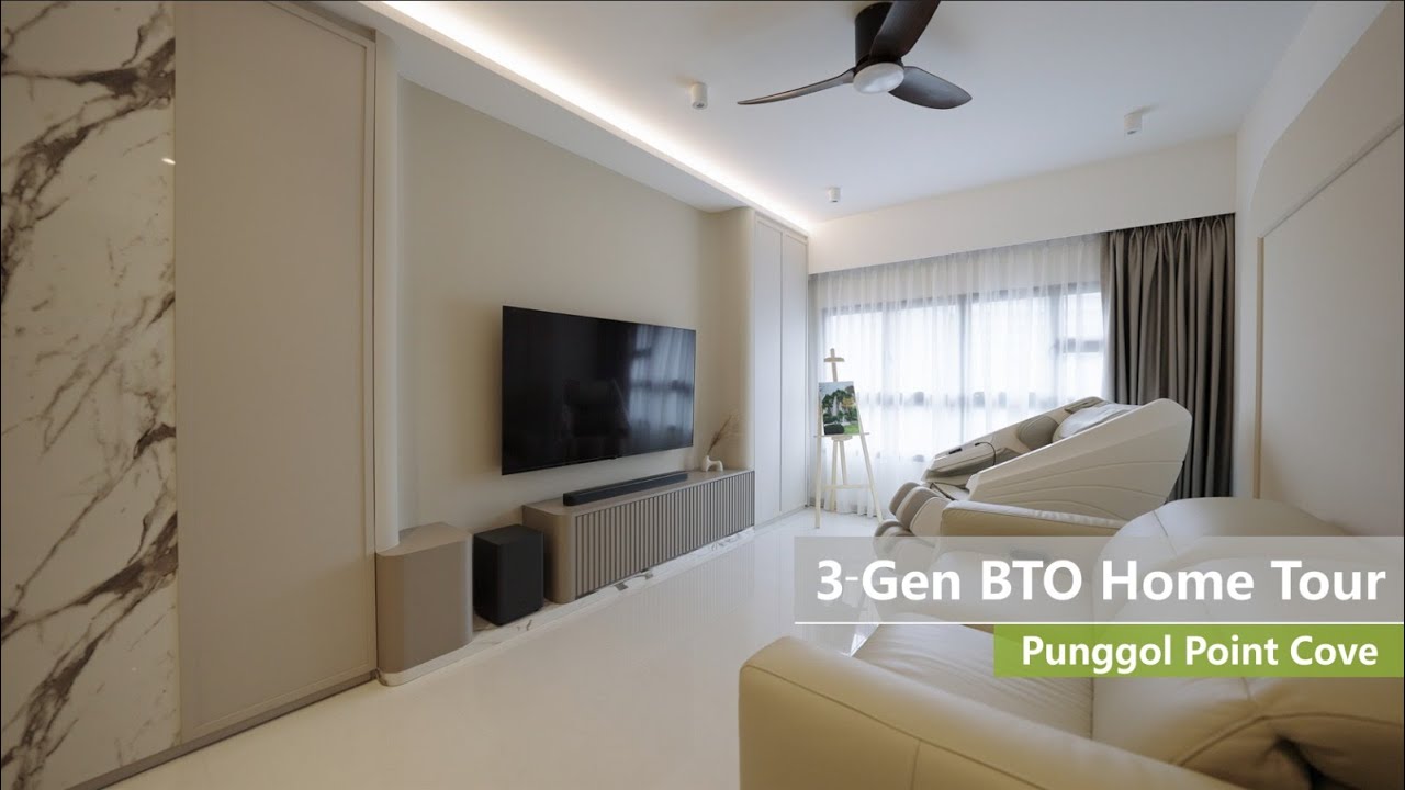 3-Gen BTO Home Tour | Punggol Point Cove | Interior Design in Singapore ...