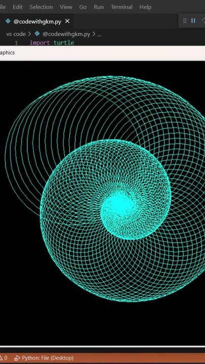 designing a beautyfull sankh by using python programming #shorts #viral - YouTube