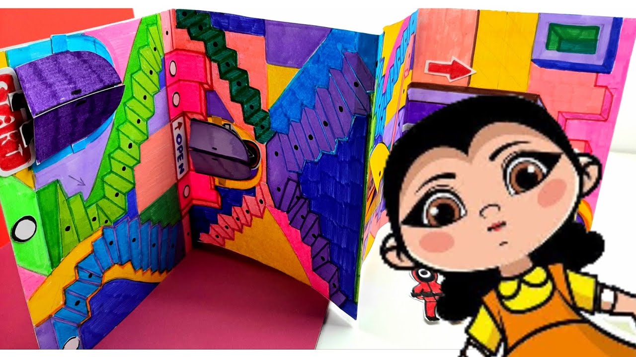 AMAZING SQUID GAME Book / Paper crafts /DIY Squid game book - YouTube