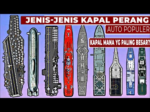 TERNYATA ADA BANYAK! Kenali Perbedaan Jenis Kapal Perang, Indonesia Punya Semuanya?