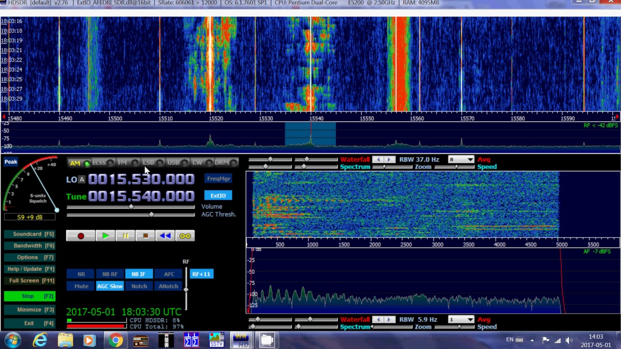 Radio Kuwait english with good signal 15540 Khz Shortwave Afedri SDR ...