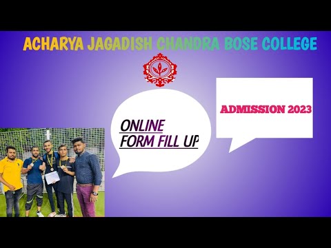 AJC Bose College form fill up process 2023 | WB College admission 2023 ...
