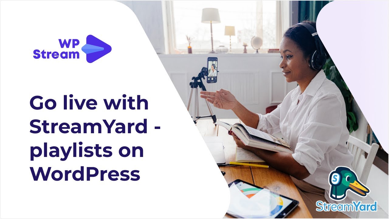 StreamYard tutorial (Part 1) Live Stream a Pre-Recorded Playlist on ...