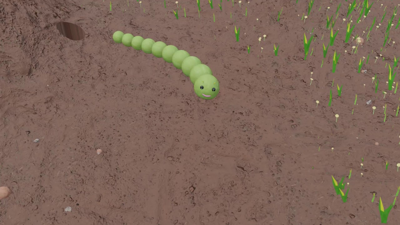 Caterpillar - animation with Blender 2.8 - YouTube