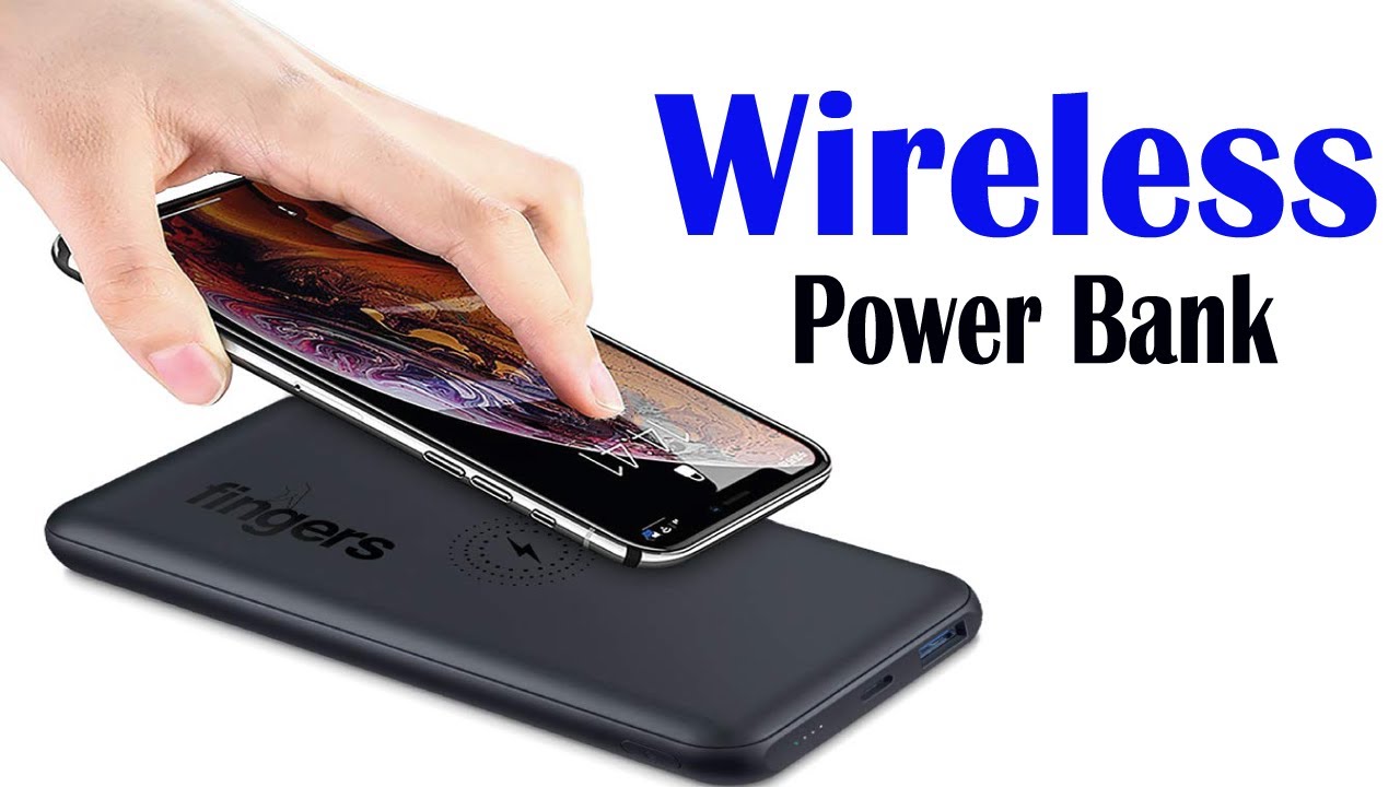 FINGERS Pro Wireless PD QC Power Bank 10,000 mAh Li Polymer | Wireless ...