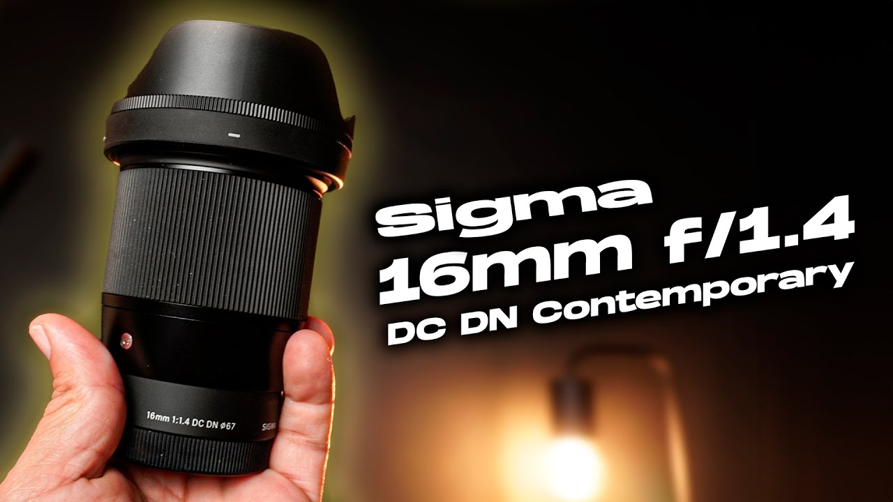 Me compre el Sigma 16mm f1.4 DC DN Contemporary Lens (Sony E) - YouTube