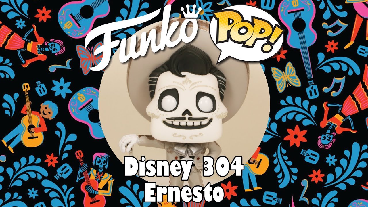 Coco Ernesto Funko Pop unboxing (Disney 304) Hot Topic / Toys R Us ...