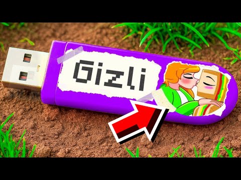 SEVGİLİMİN GİZLİ USB'sini BULDUM! - Minecraft