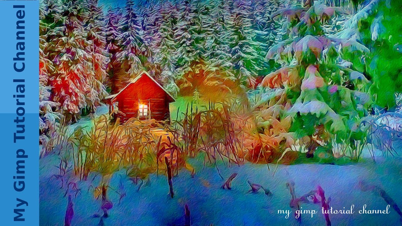 Christmas Dream with G'MIC and Gimp 2.9 - YouTube